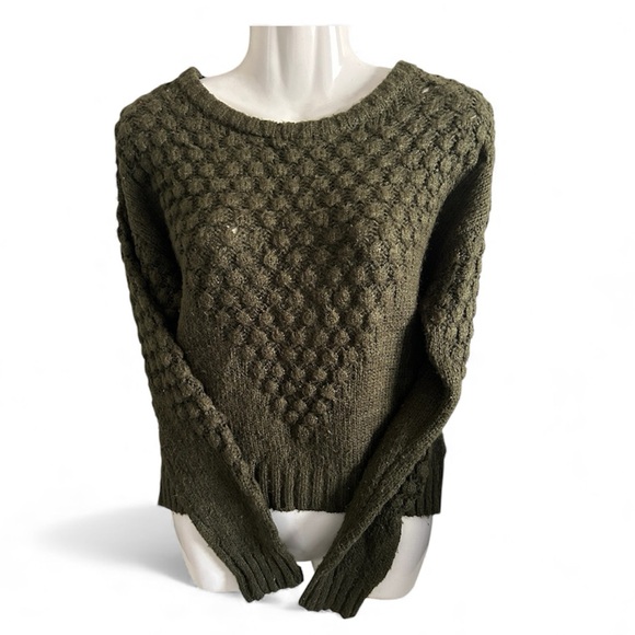 True Craft | Sweaters | True Craft Olive Knit Womens Sweater | Poshmark